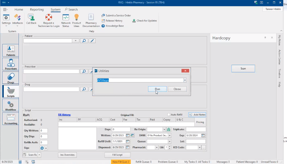 Liberty Software: How to Access API Keys